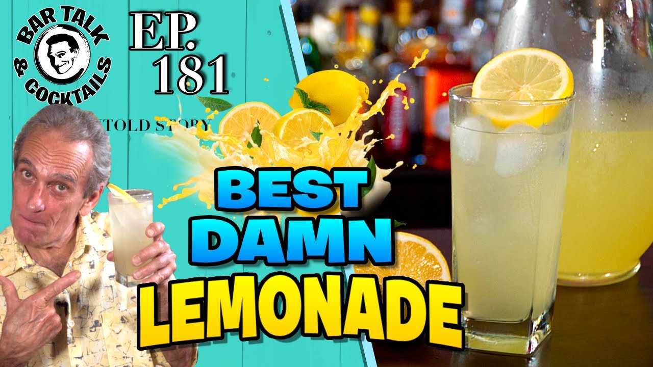 BEST DAMN LEMONADE EVER! With OLEO-SACCHARUM | Bar Talk & Cocktails - YouTube