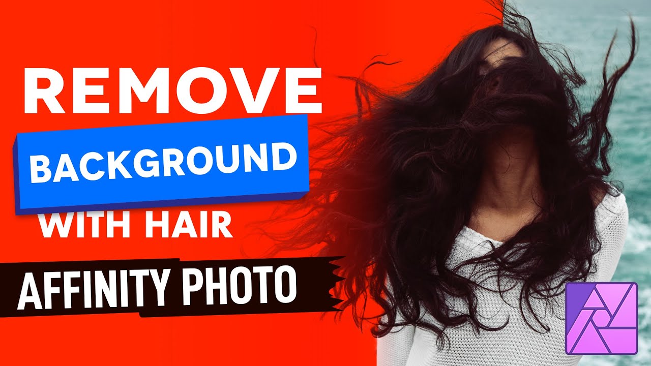 Remove BACKGROUND from a photo with HAIR without selection tools - YouTube