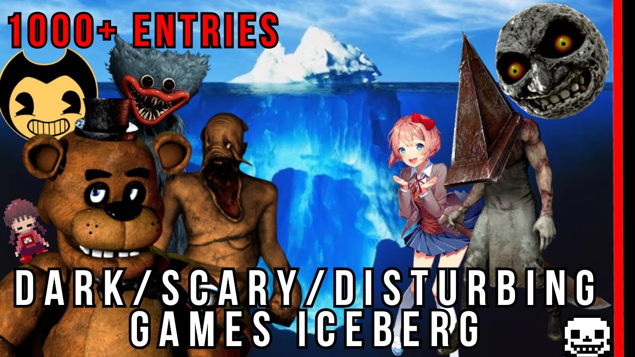 The BIGGEST Dark/Scary/Disturbing Games Iceberg (Part 1) - YouTube