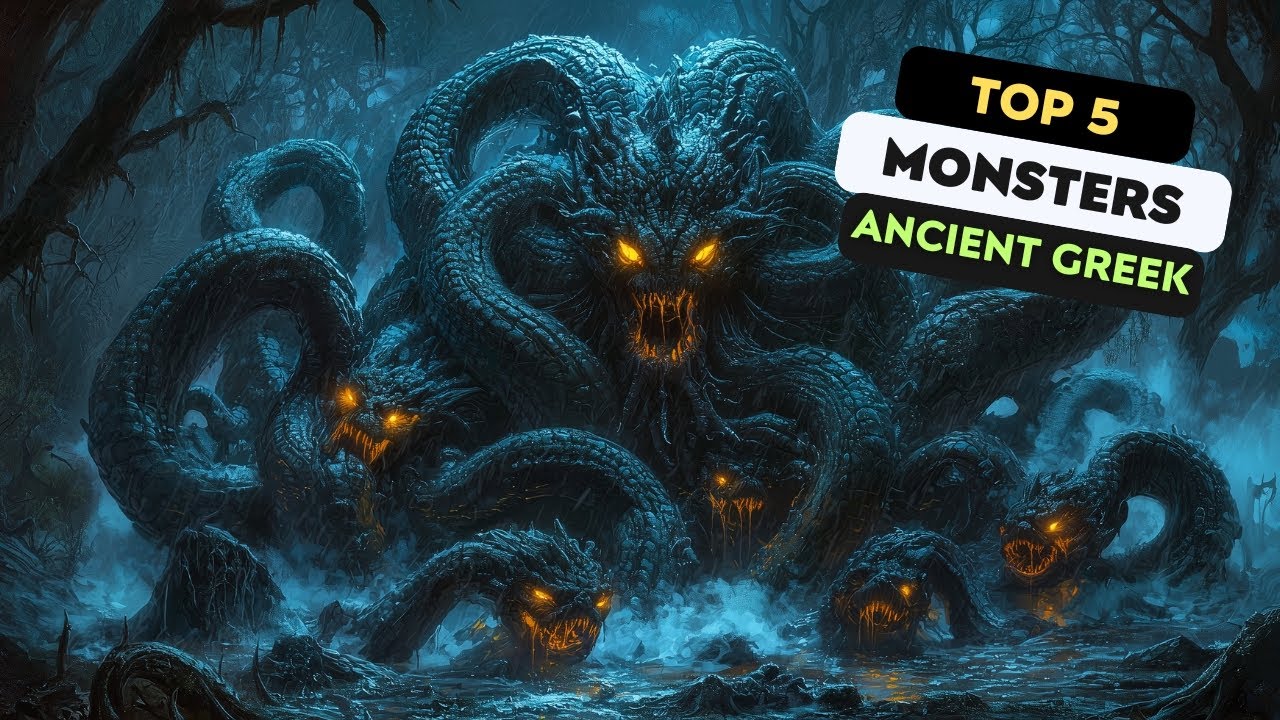 Top 5 Monsters from Ancient Greek Myths! Made with #dreammachine - YouTube