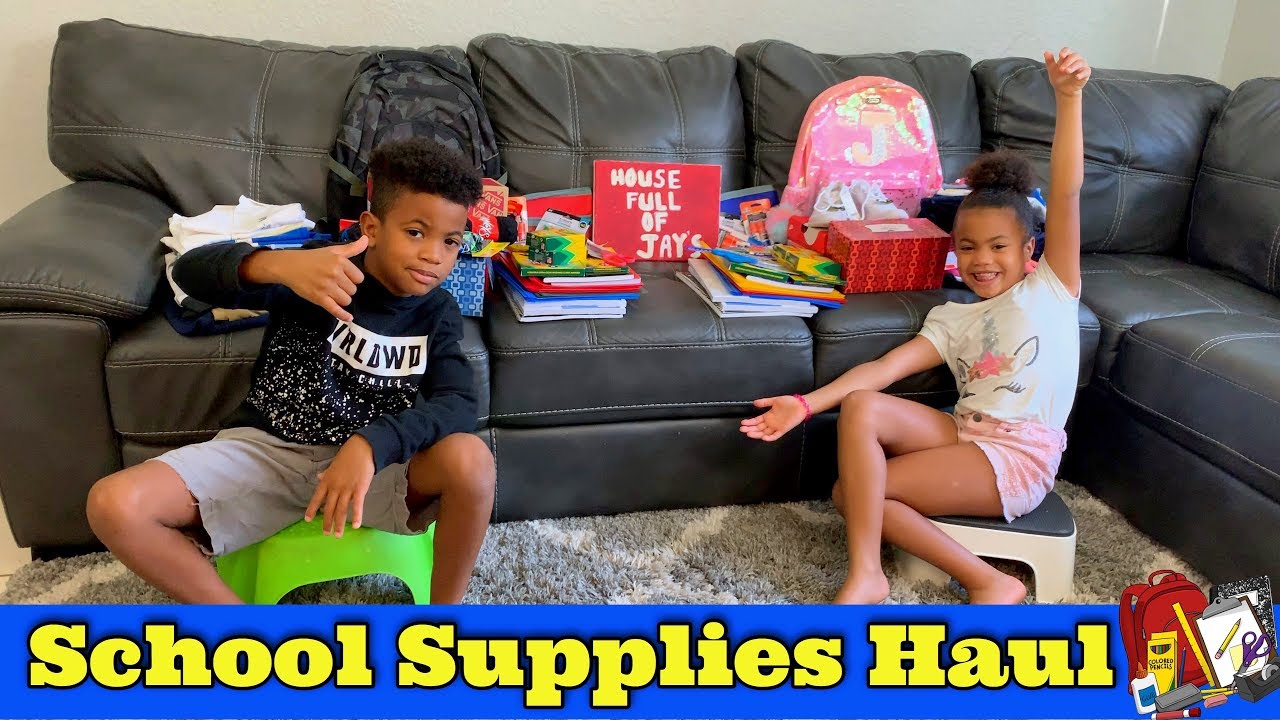 BACK TO SCHOOL SUPPLIES HAUL!!! 2019 - YouTube