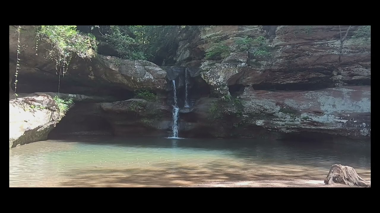 Old Man's Cave Hocking Hills Ohio Water Pool 2024 - YouTube