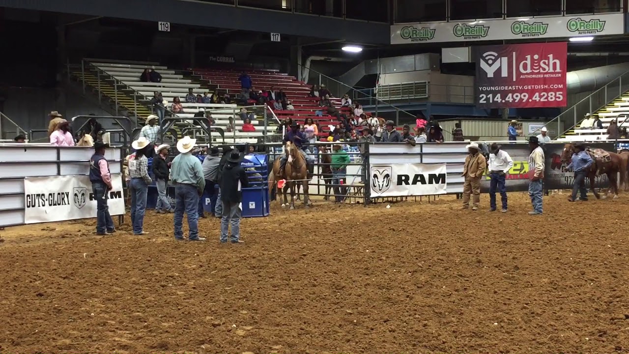 Tory Johnson Steer Wrestling Cowboys of Color Rodeo Mesquite 10/28/2017 ...