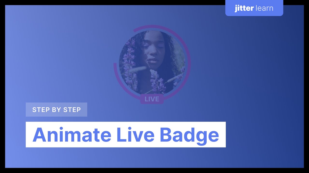 Animated Social Media Live Badge - YouTube