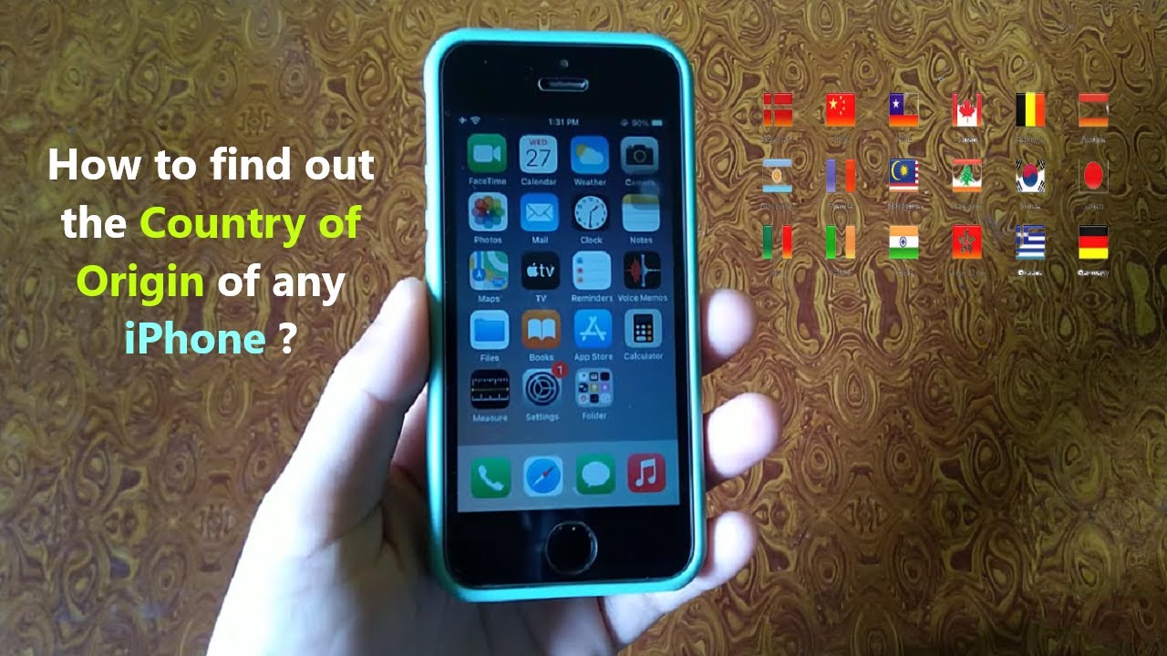 How to find out the Country of Origin of any iPhone ? - YouTube