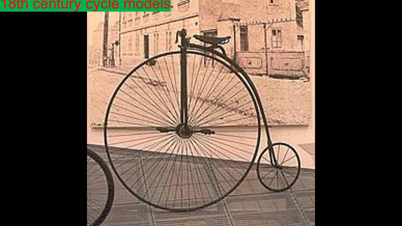 Bicycle 18th century - YouTube