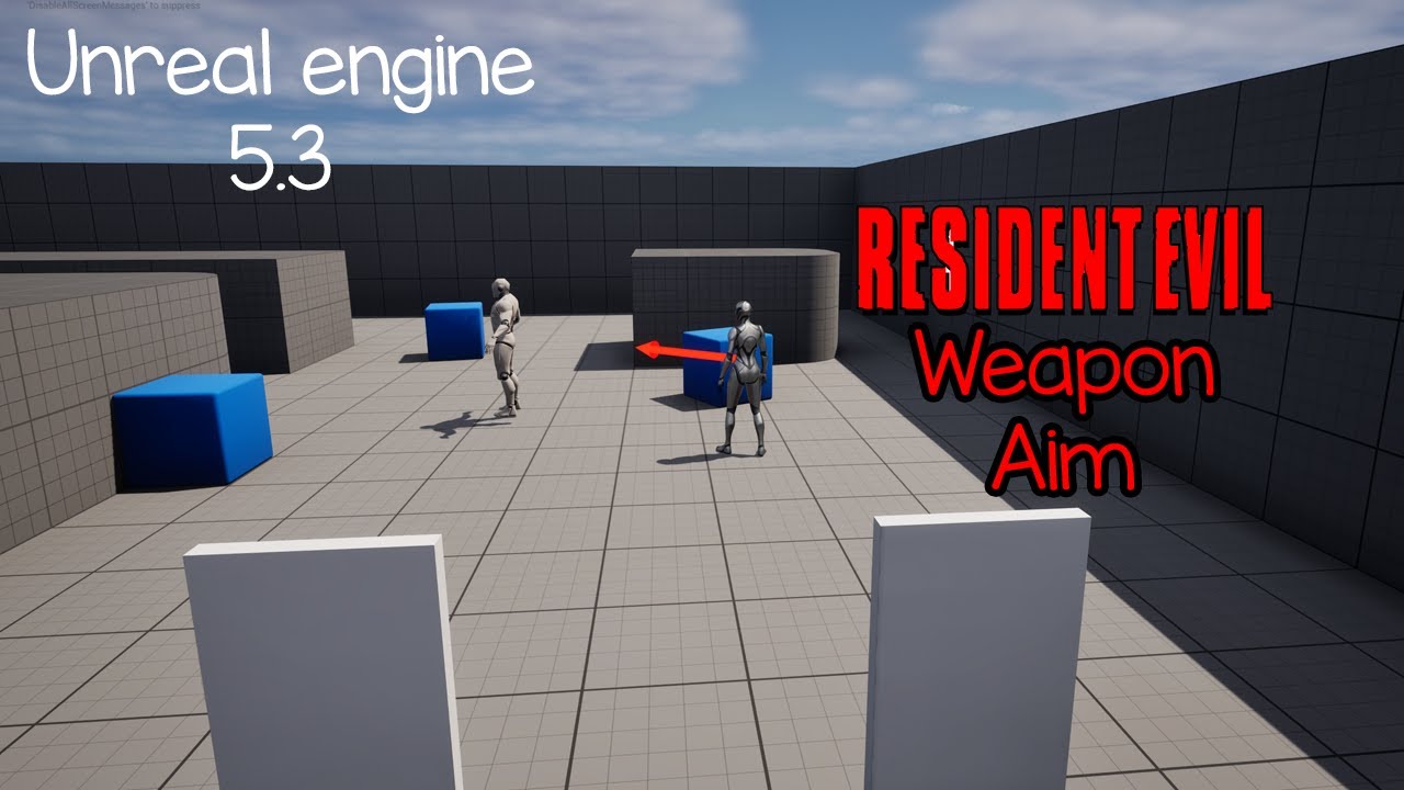 Resident Evil style aiming - Unreal engine 5.3 - YouTube