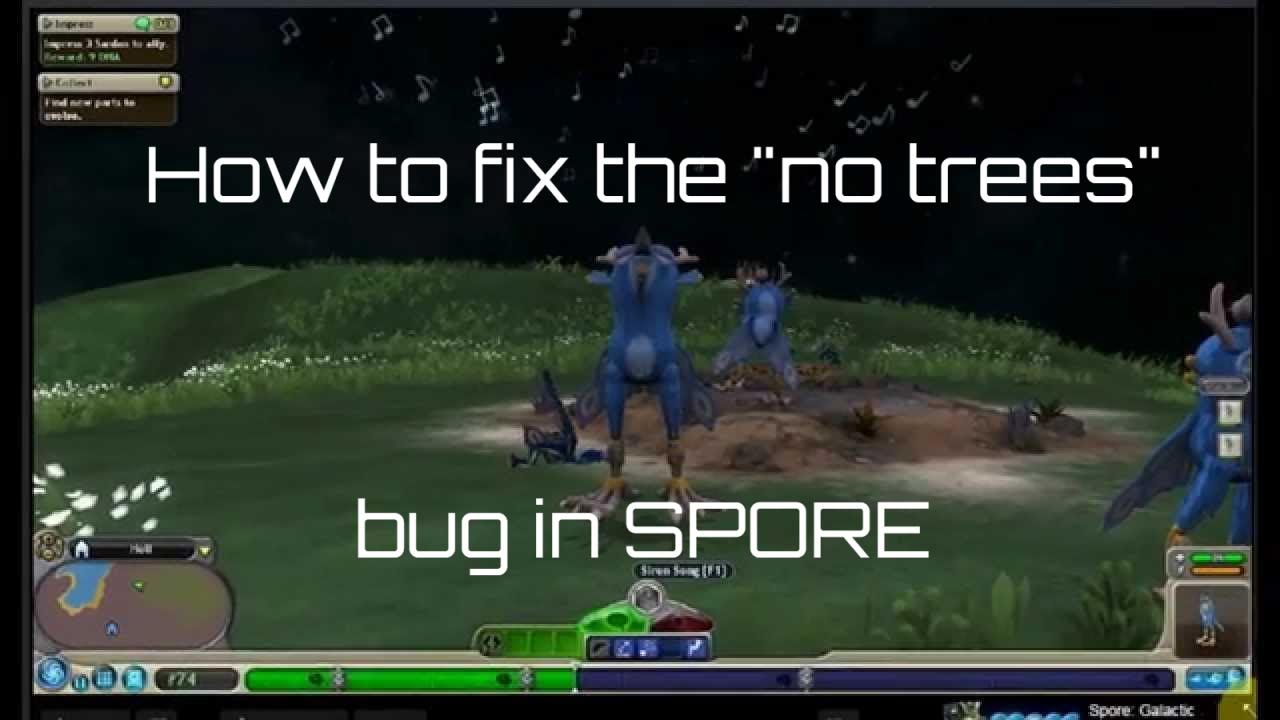 How to Fix the Game-Breaking No Trees Glitch Bug in SPORE: Galactic ...
