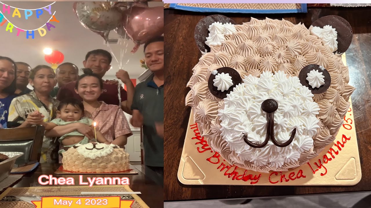 ពូ Lyanna ធ្វើខួបឲក្មួយបានមួយឆ្នាំ🥳🐯💝 - YouTube