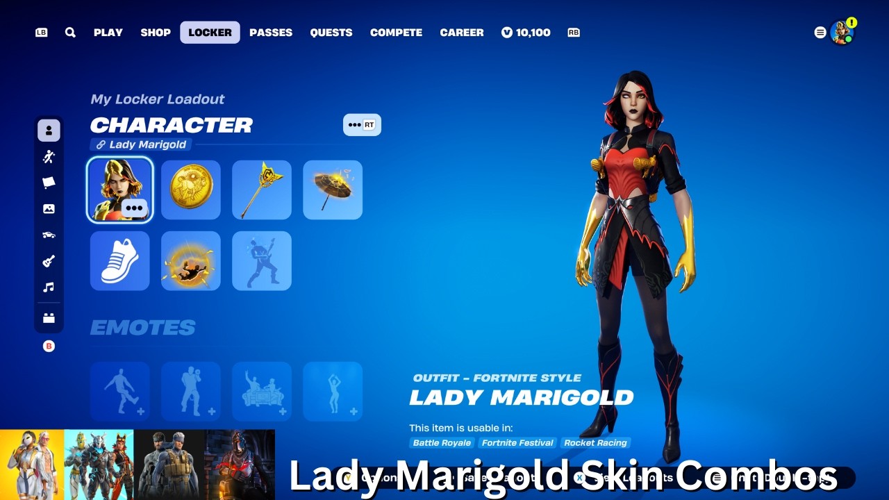 BEST LADY MARIGOLD Skin Combos (FORTNITEMARES!) - YouTube