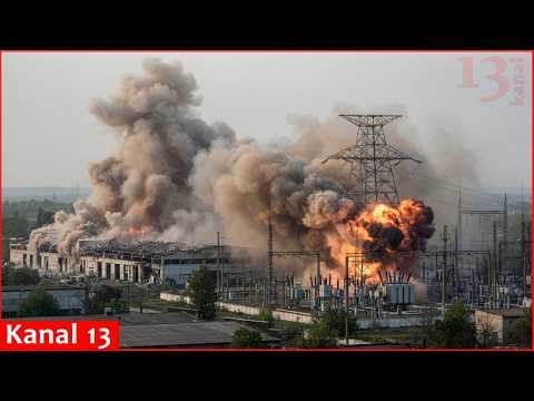 Ukrainian missile strike hits Belgorod power plant and Ozon warehouses, sparking major fire