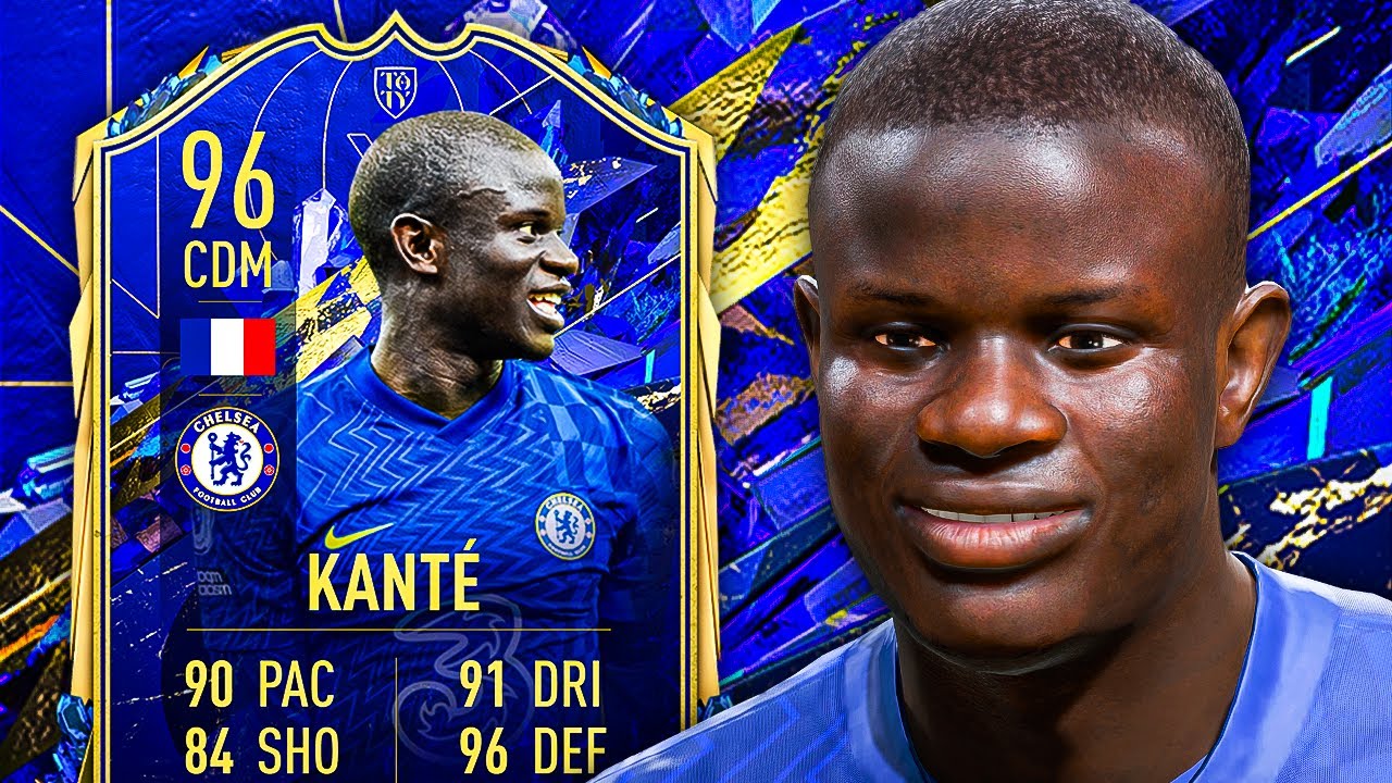 N'GOLO, N'GOLO KANTE! 🥳 96 TOTY KANTE PLAYER REVIEW! - FIFA 22 Ultimate ...