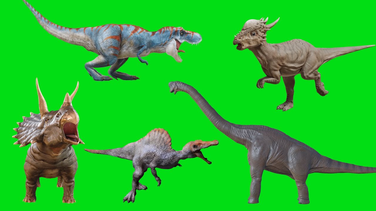 Green Screen Dinosaur Pack || Jurassic Park VFX || Green Screen Effects ...