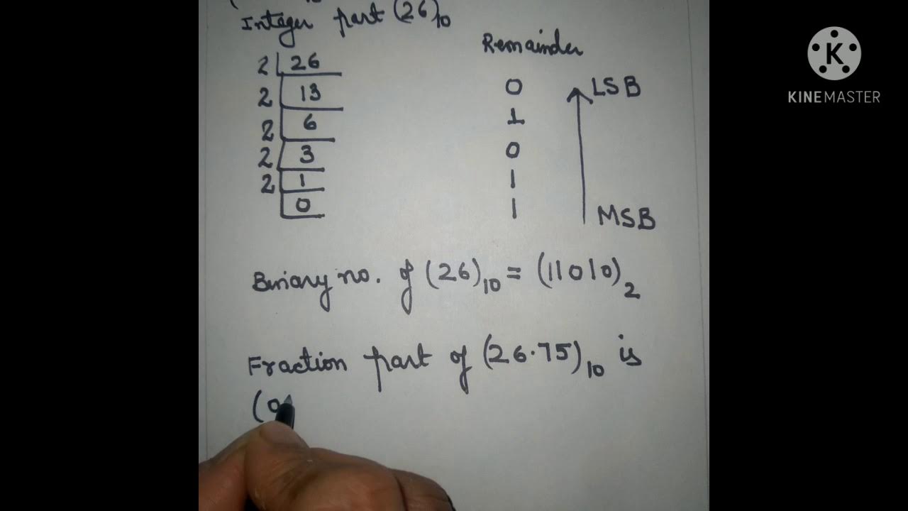 Decimal to binary conversion by double dabble method in hindi - YouTube