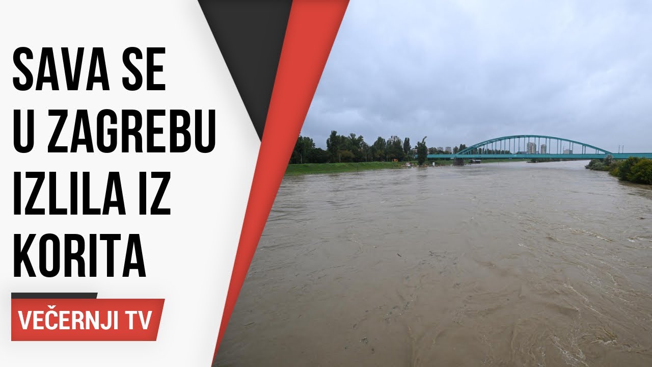 Sava se izlila iz korita: Vodostaj porastao gotovo 5 metara, razina ...