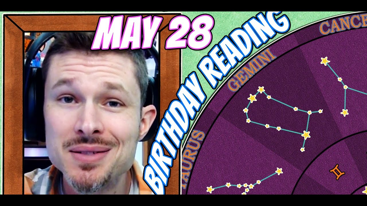 'Secret Language of Birthdays' May 28 Birthday Reading 🎈 - YouTube