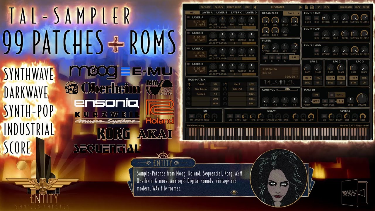 TAL-Sampler: Analog & Digital Synth Collection | Download | Patches walkthrough - YouTube