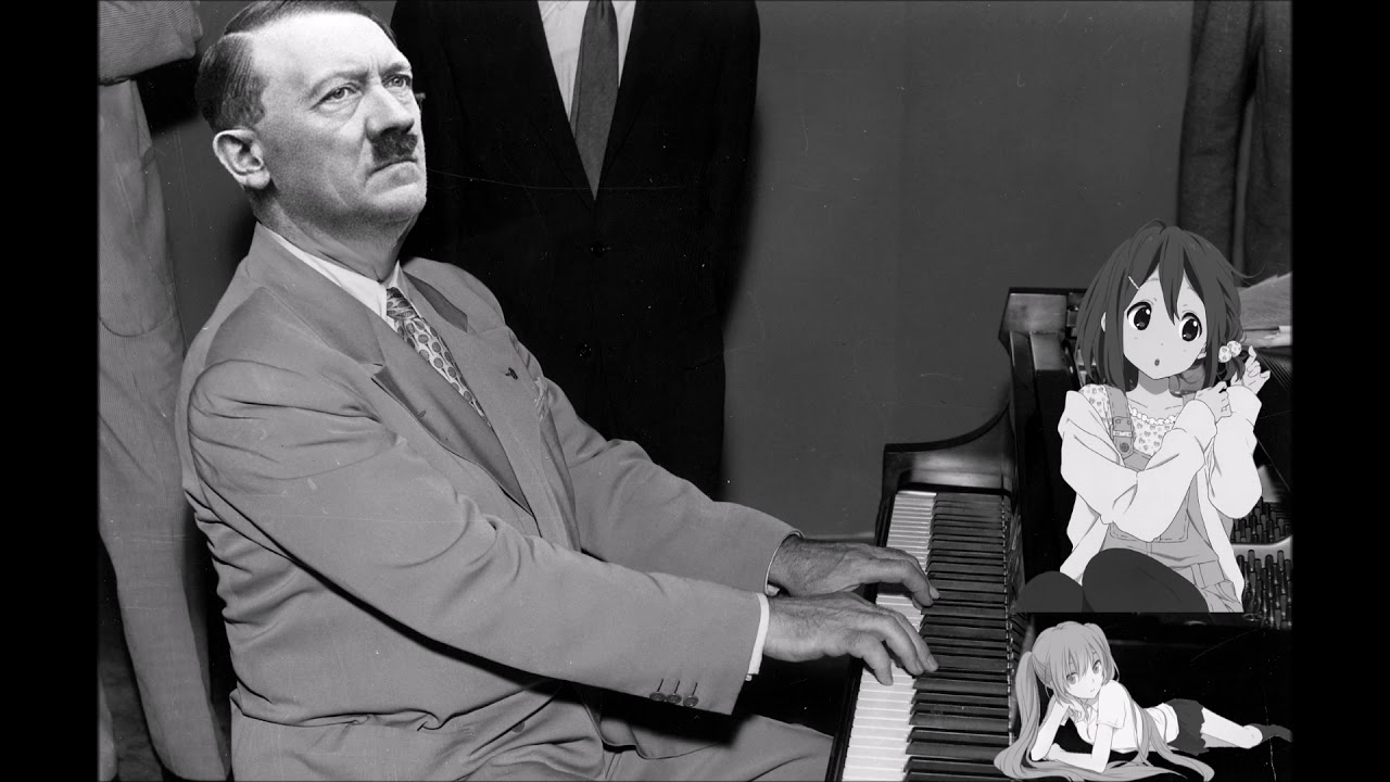 Hitler plays the nightcore distortion piano -- Autumn Leaves - YouTube