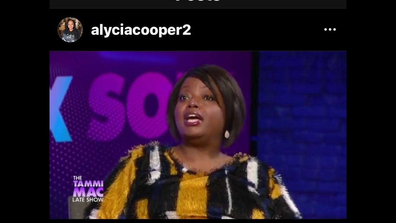 Alycia Cooper Brings the Funny on The Tammi Mac Show! - YouTube