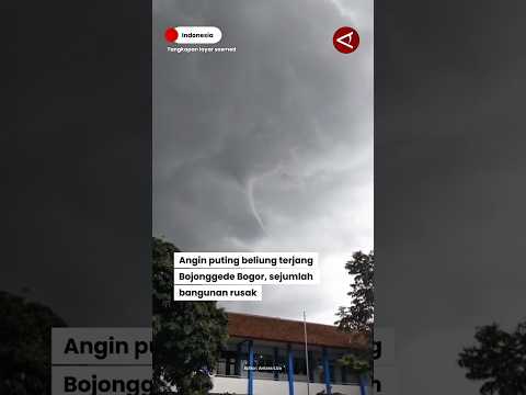 Angin puting beliung Bojonggede Bogor, sejumlah bangunan rusak