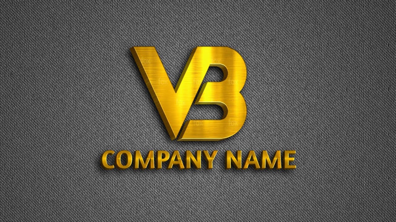 V B Logo Design On Android - V B Logo Design On Pixellab - YouTube