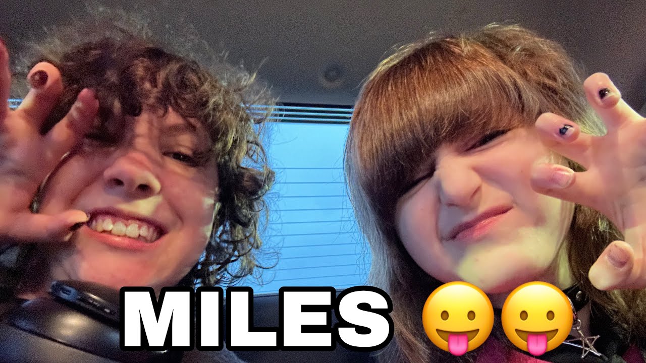 Two emo kids go outside (also meet Miles) - YouTube