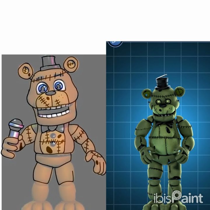 desenhei o freddy Frank de hallowen🎃 - YouTube