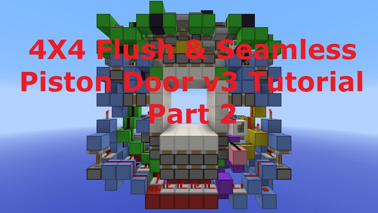 4X4 Flush & Seamless Piston Door v3 Tutorial Part 2 - YouTube