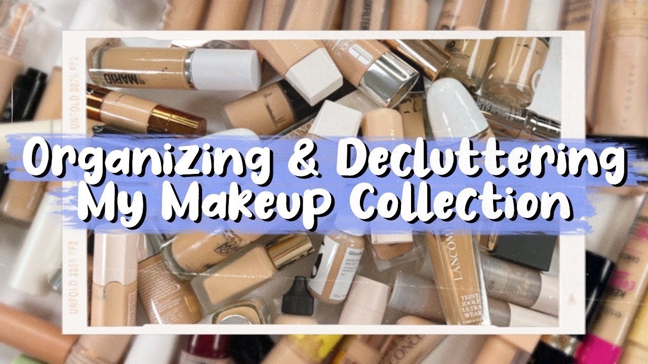 Reorganizing And Decluttering My Makeup Collection Part 1 December