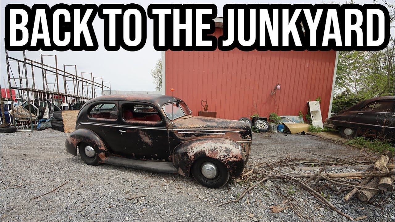 The 1939 Forgotten Hot Rod Goes Back To The Junkyard Where It Sat For ...