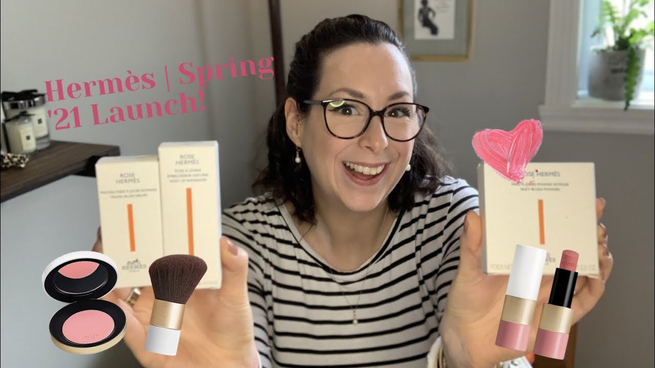 New Hermès makeup! | Blush | Lip Enhancer | Travel Brush! - YouTube