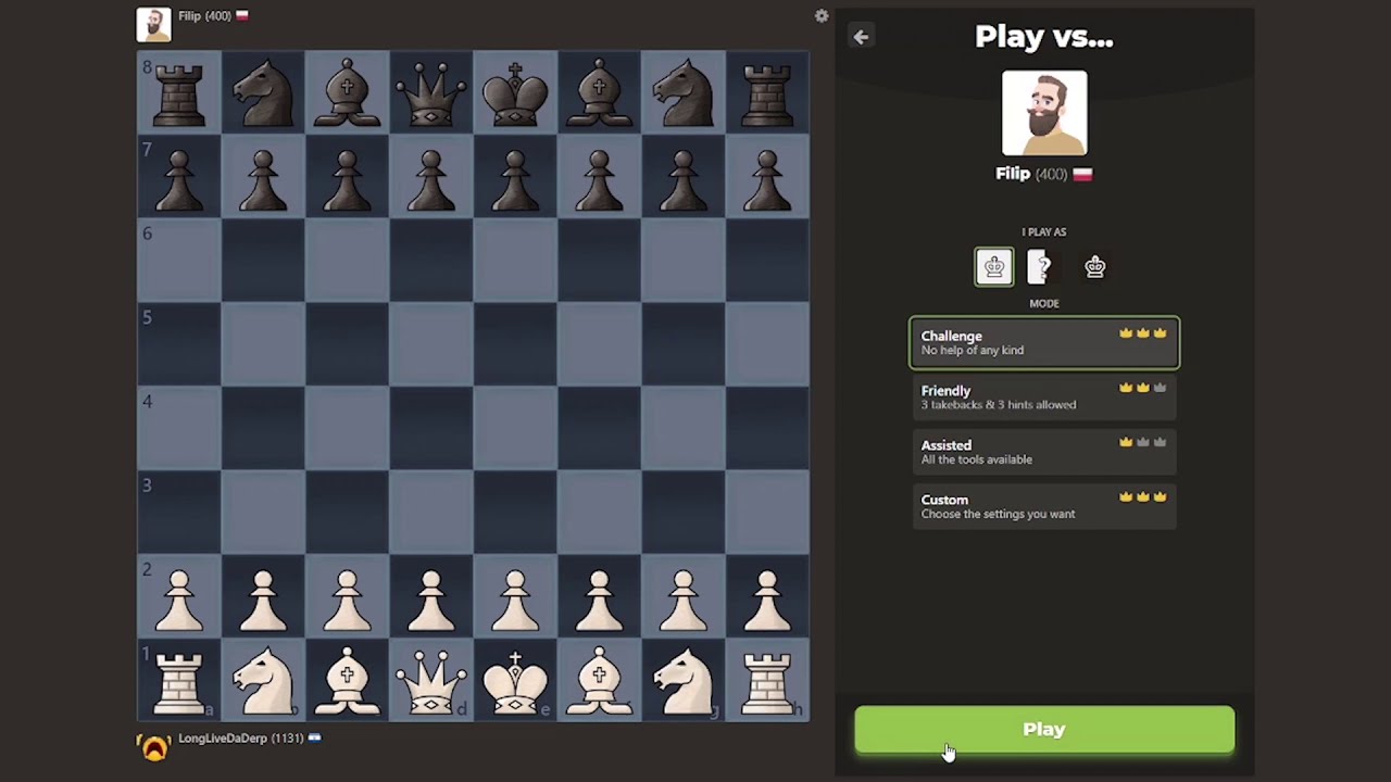Premoving checkmate against Filip as white | Beating Chess Bots #7 - YouTube