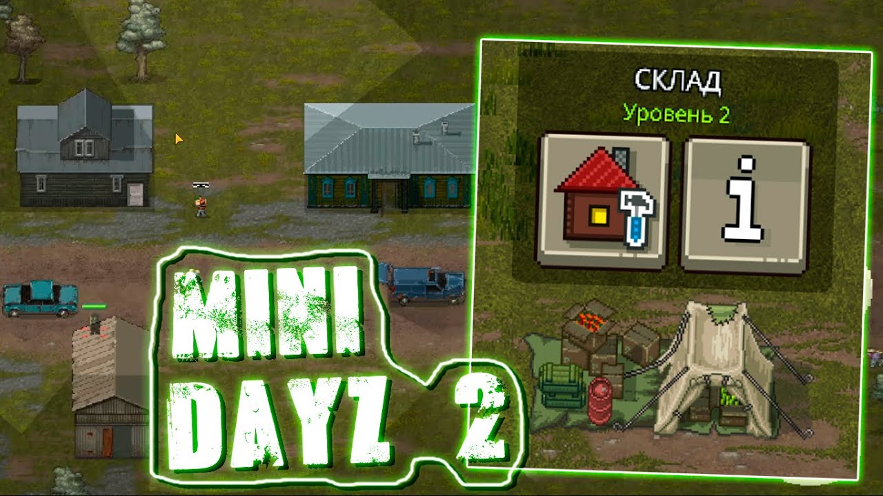 Mini DayZ 2 - Первая Смерть! Нашёл Мину - YouTube