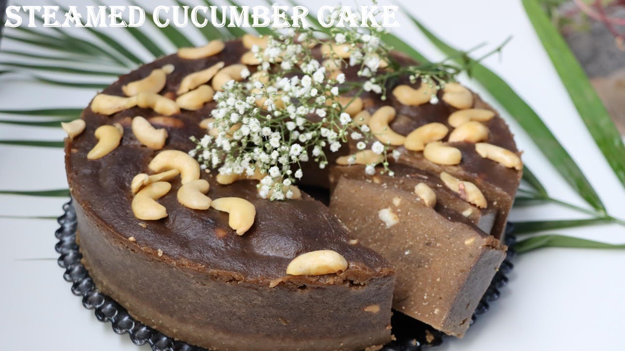 Healthy, Steamed Cucumber Cake - YouTube