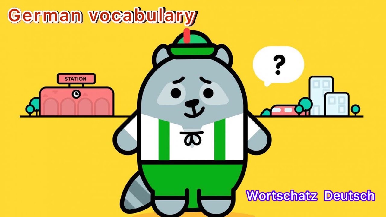 German vocabulary | Thema wortschatz Deutsch | die wichtigsten worter ...