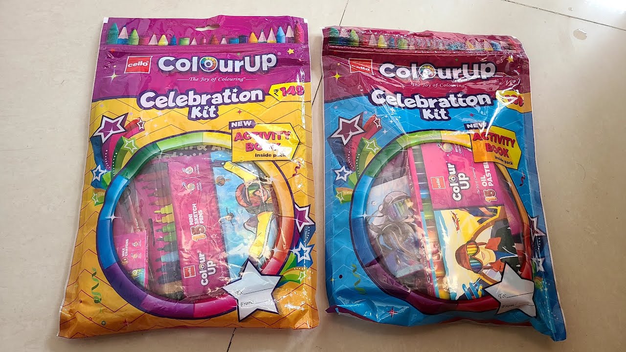 Cello Colourup celebrate kit 149 &199 unboxing !! New amazing ...
