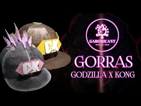 GORRAS DE GODZILLA X KONG DE CARTÓN - YouTube