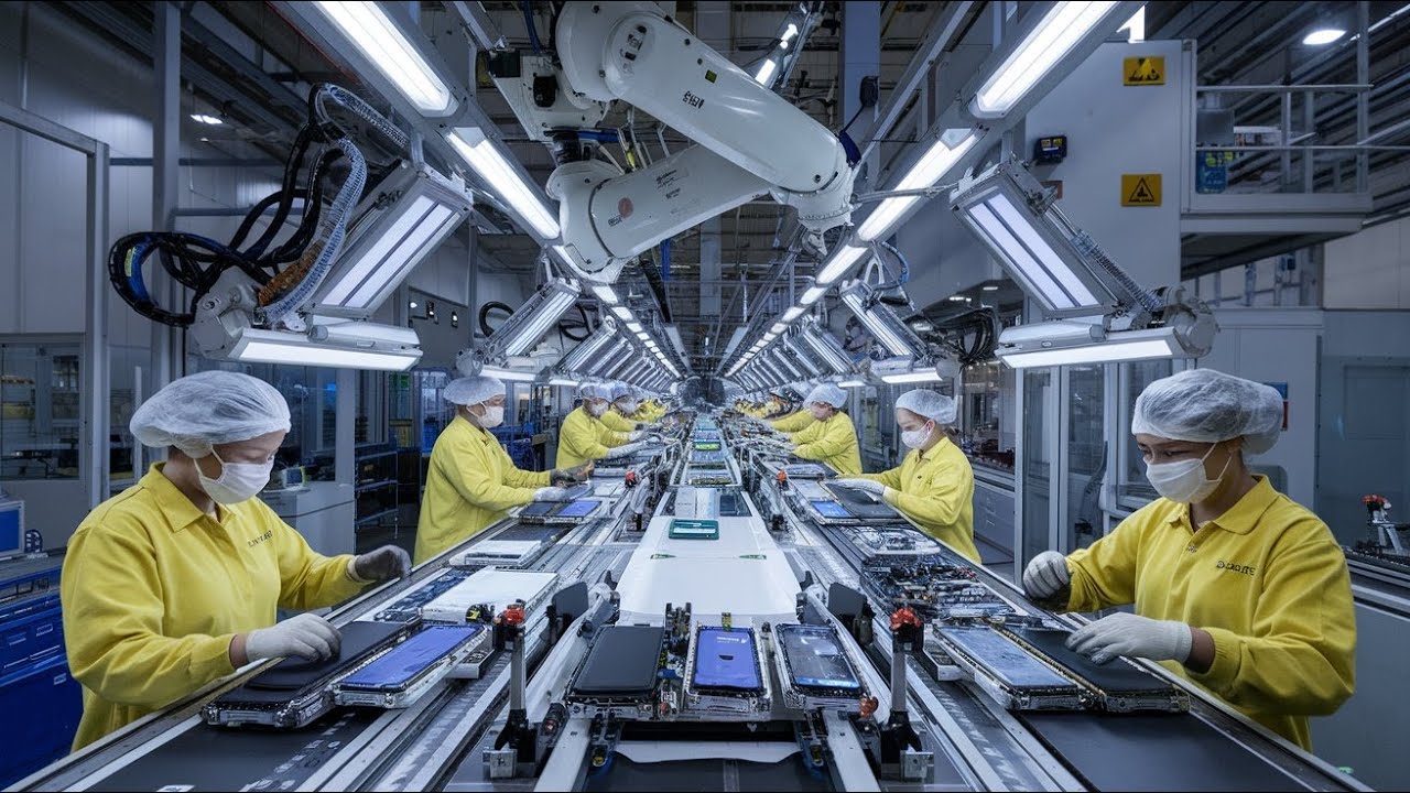 Inside Samsung’s Billion-Dollar Smartphone Factory! (Mind-Blowing Tech) - YouTube