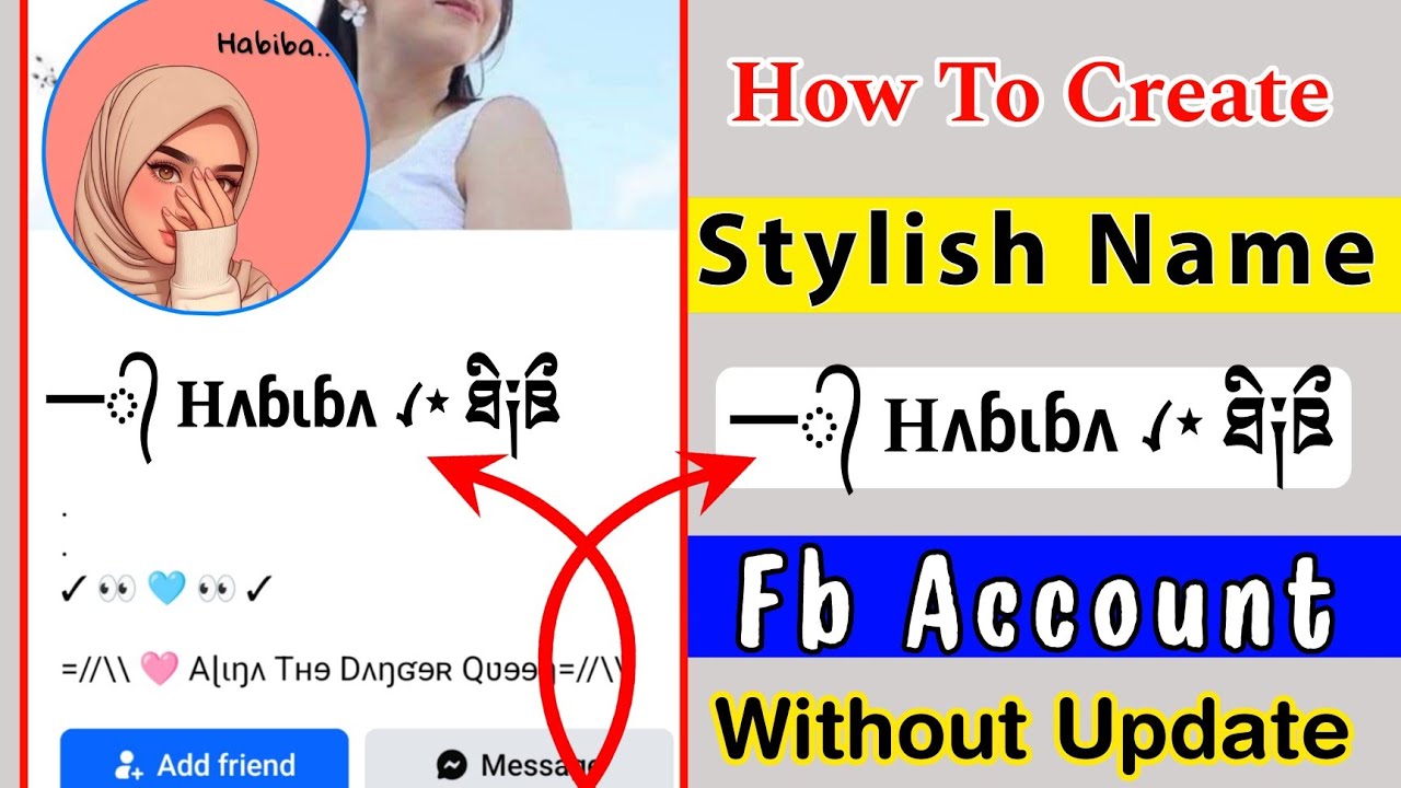 How to Create Facebook Stylish Smile Name id | Stylish name kaise likhe ...