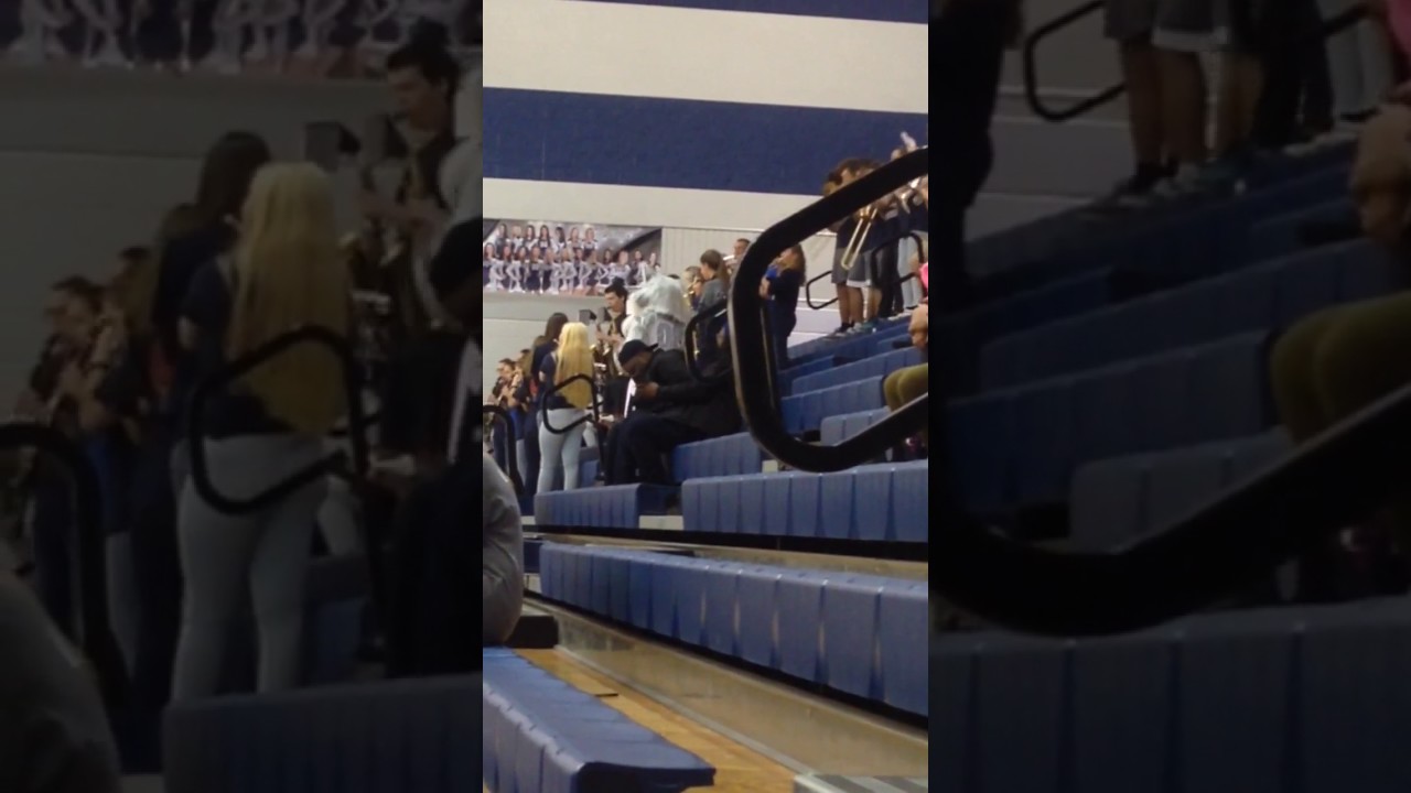 Hey Go Wolfpack Wolfie at the Pep Band Night 1 NPHS vs North Cobb 1/13 ...