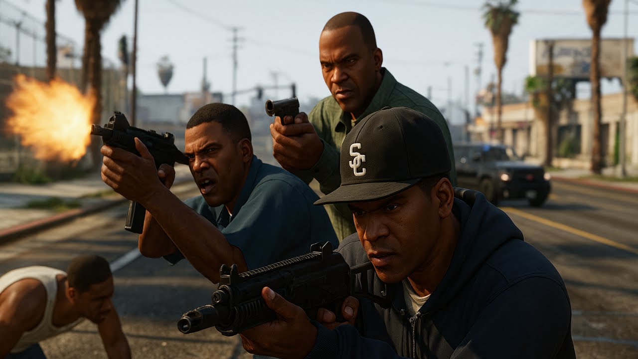 GTA V Enhanced – The Long Stretch | Full Mission Walkthrough [4K Ultra ...