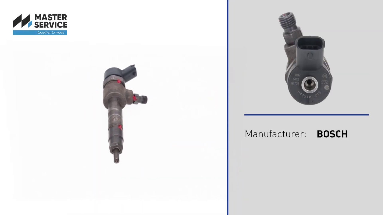 0445110019 Форсунка Bosch Injector 1.9 JTD Fiat Doblo 00-09 - YouTube