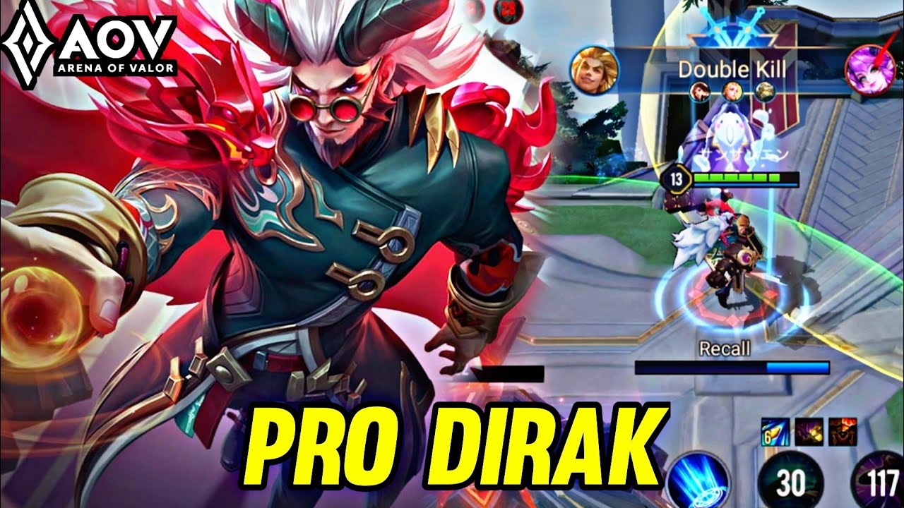 AOV : DIRAK GAMEPLAY | PRO DIRAK - ARENA OF VALOR LIÊNQUÂNMOBILE ROV ...