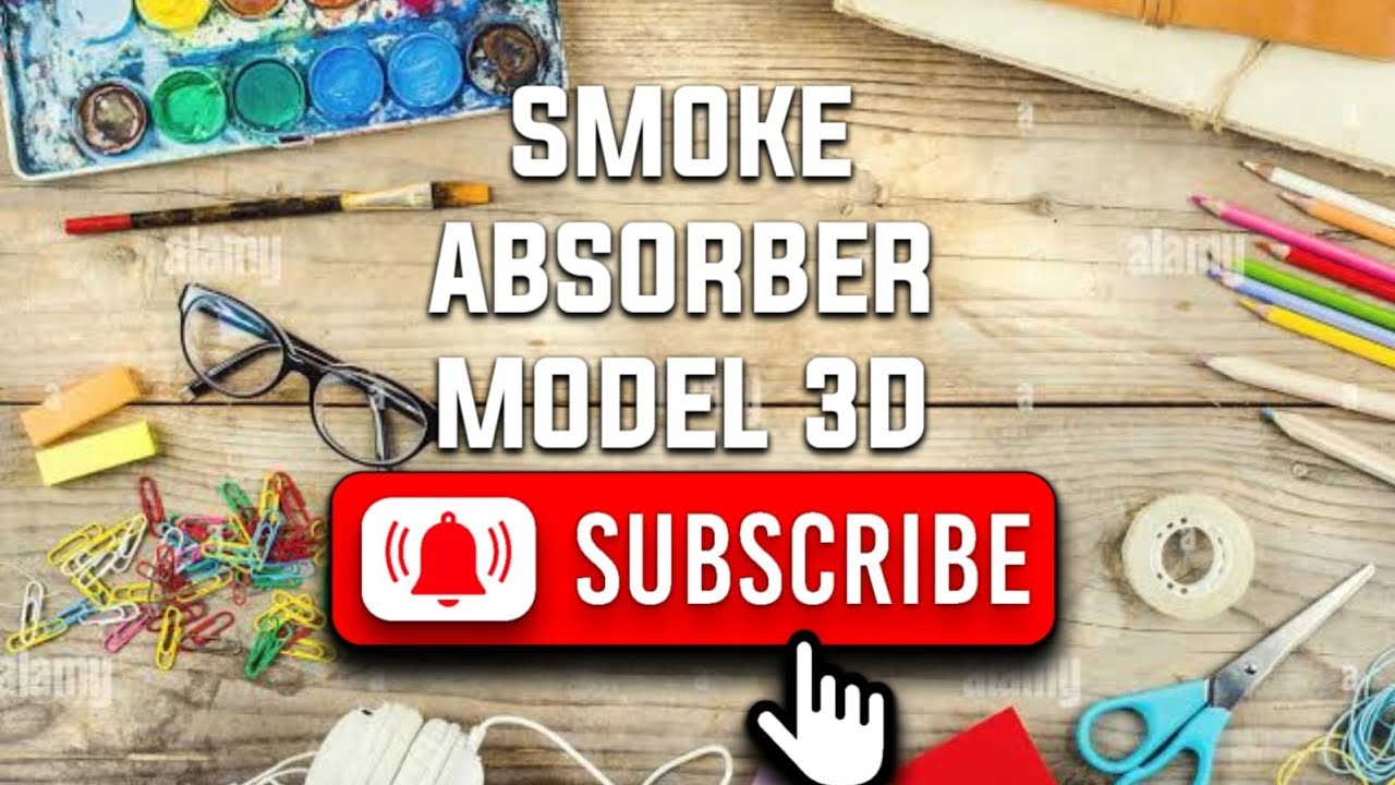 how to make smoke absorber model for school project/best out of waste ...