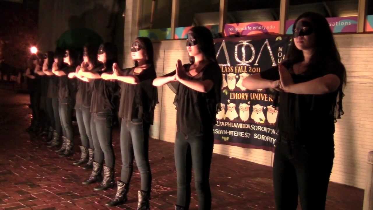 Delta Phi Lambda Sorority, Emory University, Fall 2012 Recruitment - YouTube
