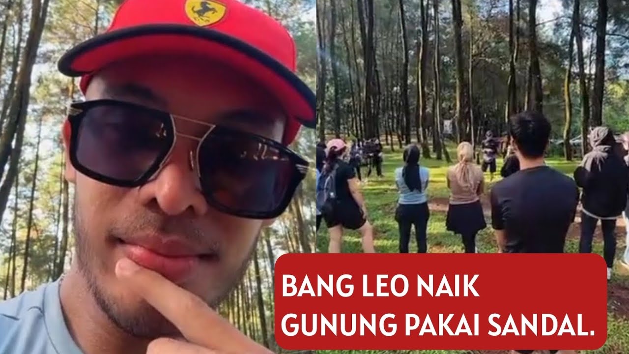 Leo Chandra Olahraga Pagi Naik Gunung Sambil Menikmati Keindahan Alam ...