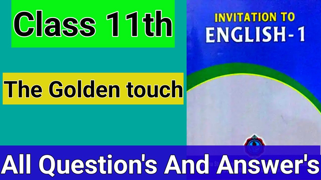 plus two first year english the golden touch question answer//the ...