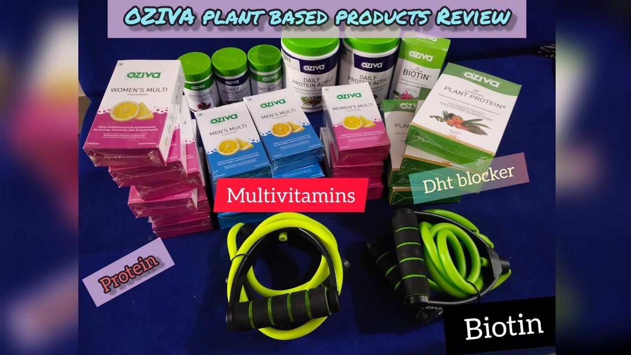 OZIVA products review, plant protein, multivitamins fizzy drink, Dht ...