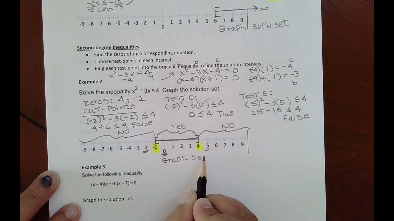 Mac1140 Lecture Sect 45 Polynomial And Rational Inequalities Youtube