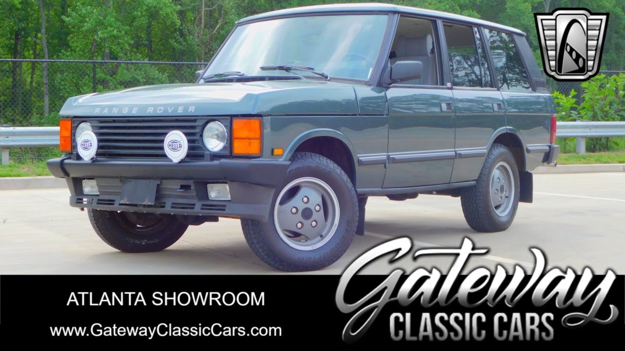 1988 Land Rover Range Rover - Gateway Classic Cars - 2682-ATL - YouTube